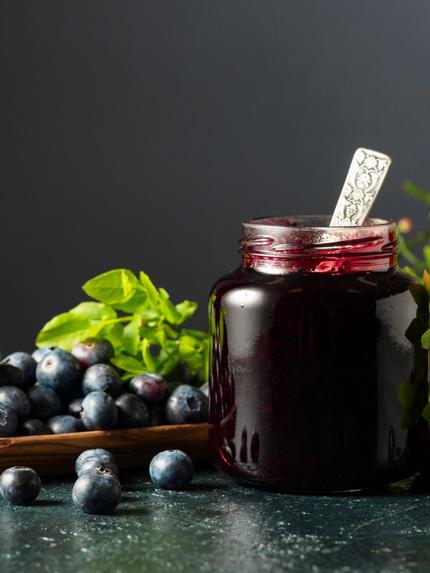 Oderings | Making the Most of Your Harvest - Blueberry and Mint Vinegar
